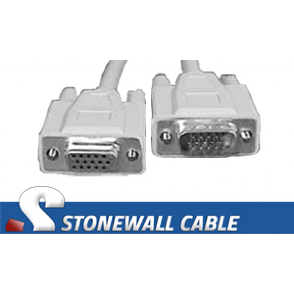 Premium VGA Extension Cable 25' - Stonewall Cable