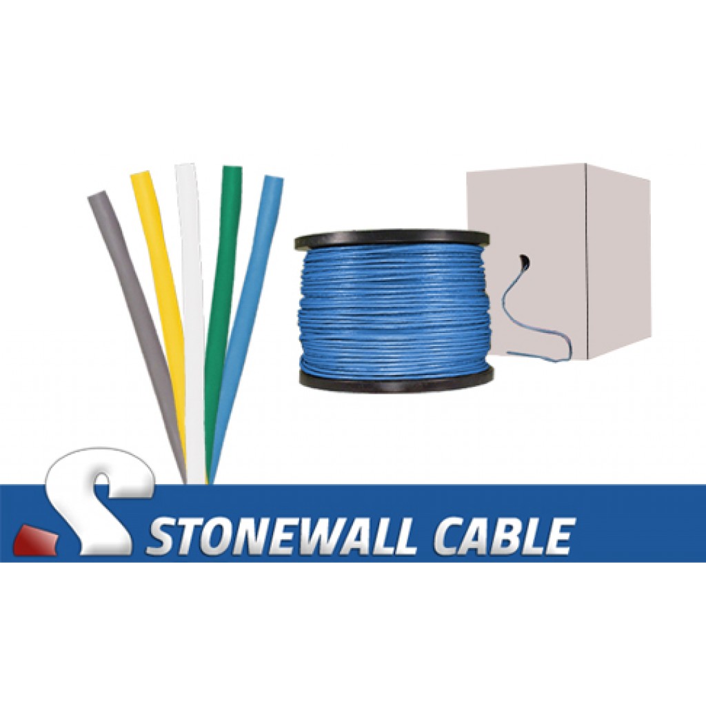 Cat5 4 Pair Plenum Solid Bulk Cable - Stonewall Cable