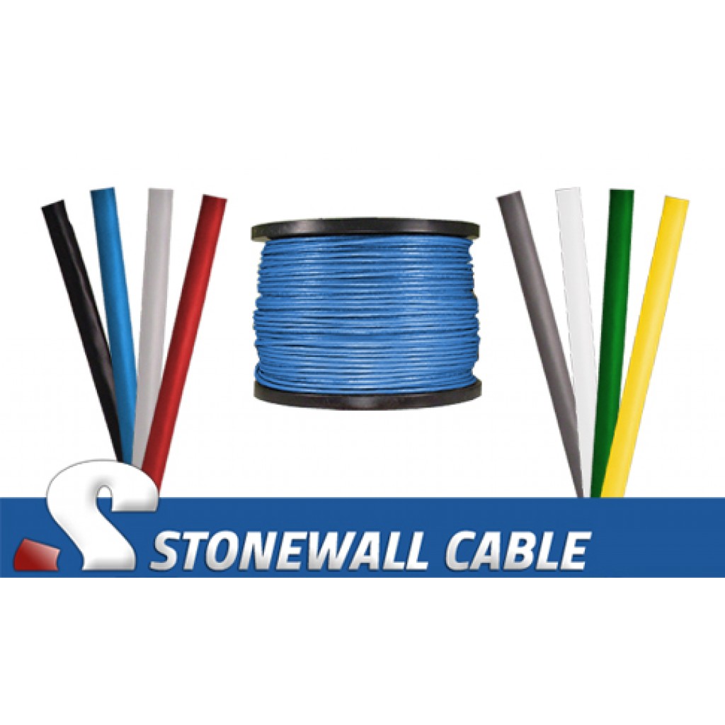 Cat5e Shielded 4 Pair PVC Stranded Bulk - Stonewall Cable