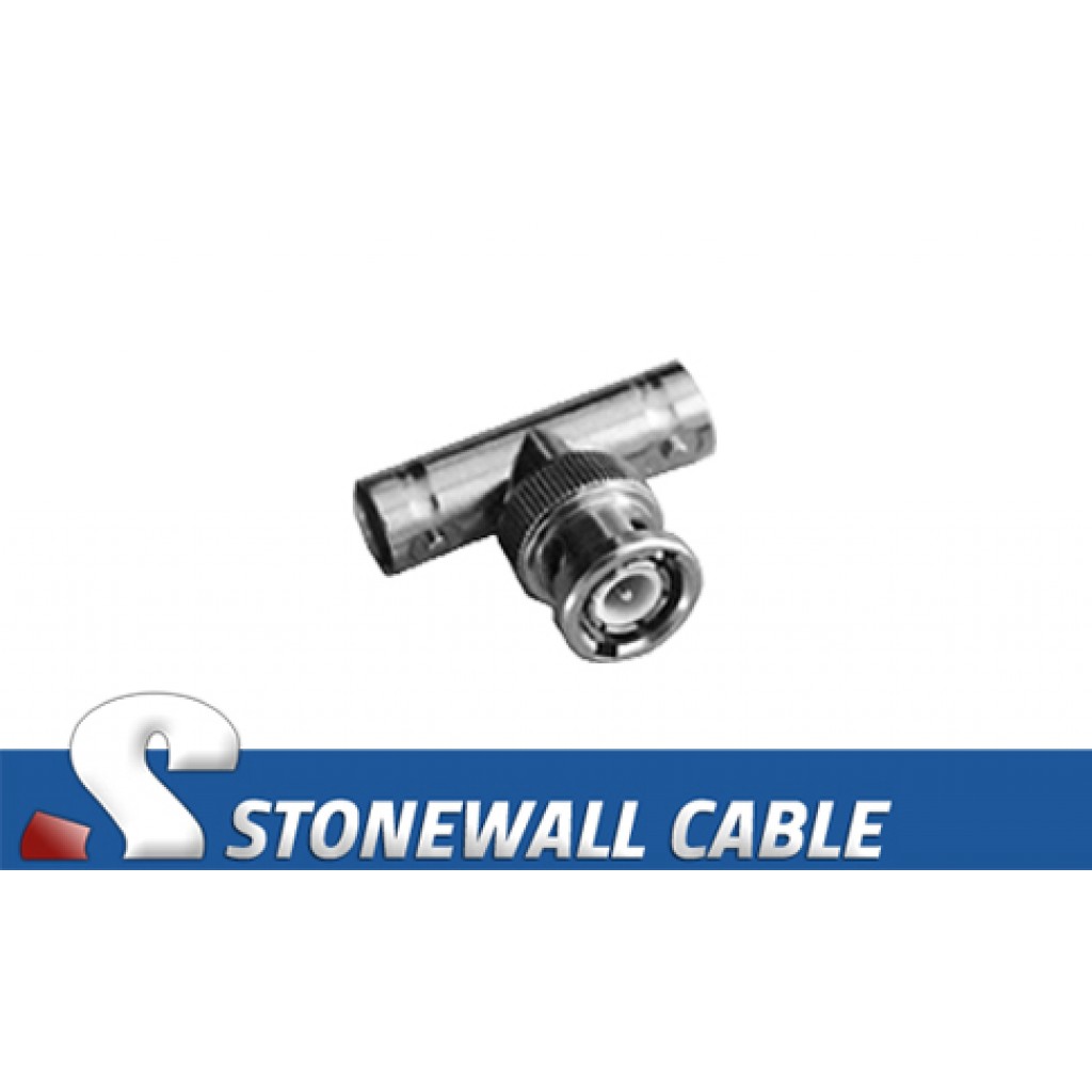 Ethernet Thinnet 10Base2 T Connector - Stonewall Cable