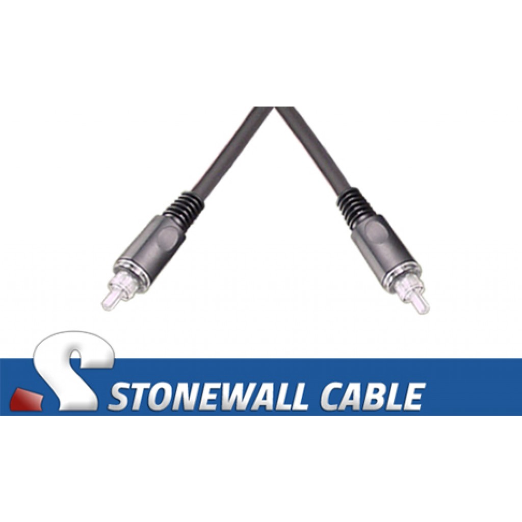 Toslink Round Cable - 3 Meters - Stonewall Cable
