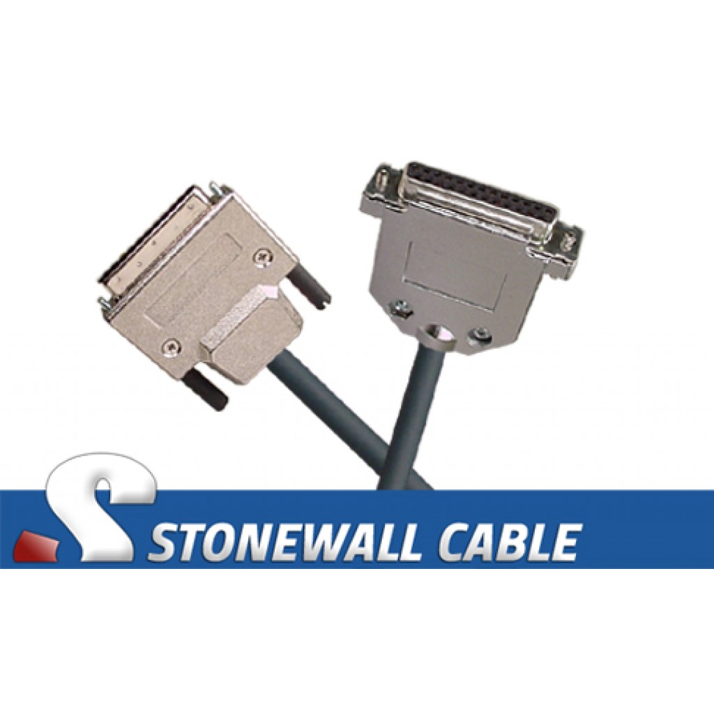 KIV-7M Black to RS-530 DCE (DB25F) - Stonewall Cable
