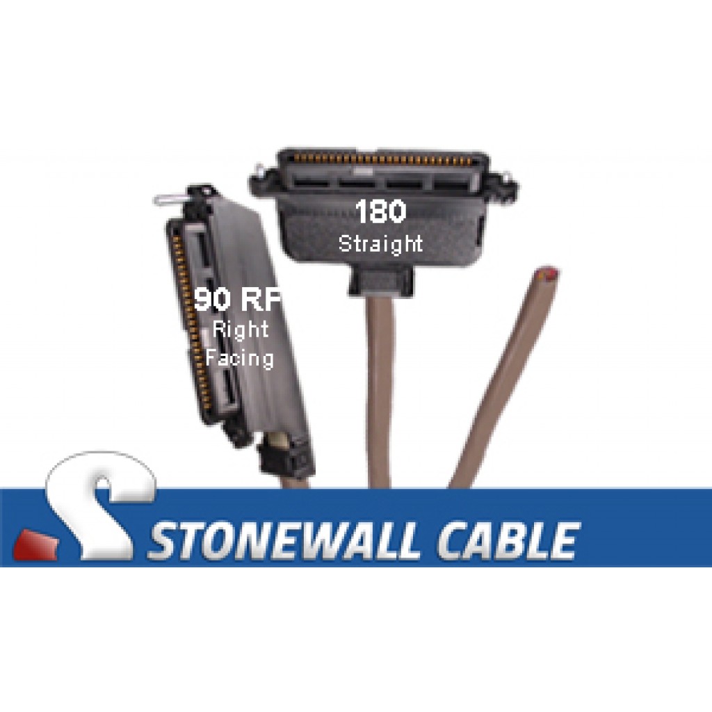 RJ21 Cable - Category 3 Telco 50 Female / Blunt - Stonewall Cable