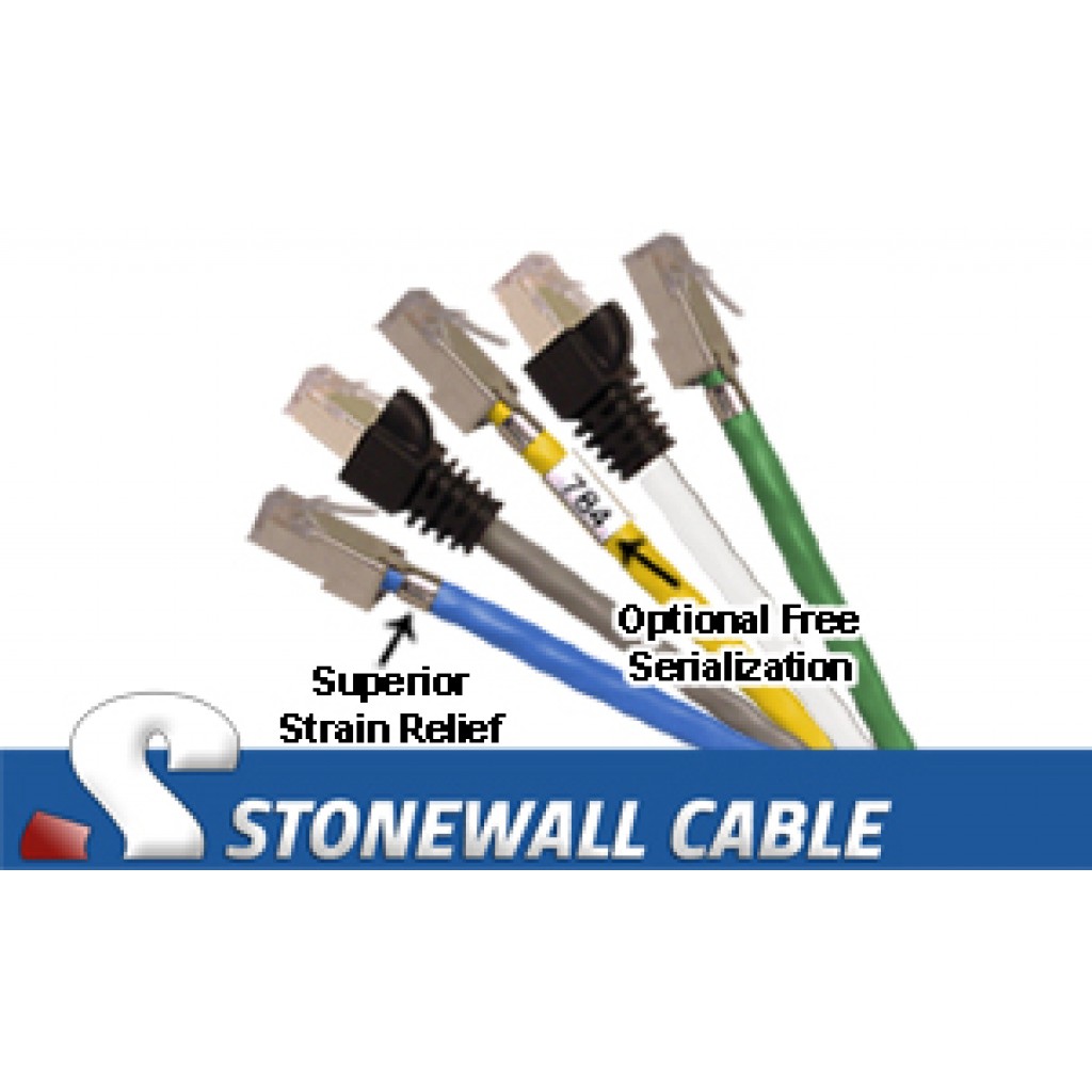Cat5 Solid Crossover Plenum Cable - Stonewall Cable