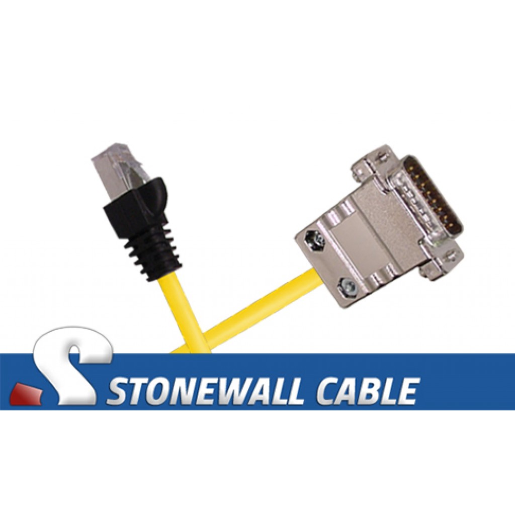 T1 High Flex RJ48C / DB15M X - Stonewall Cable