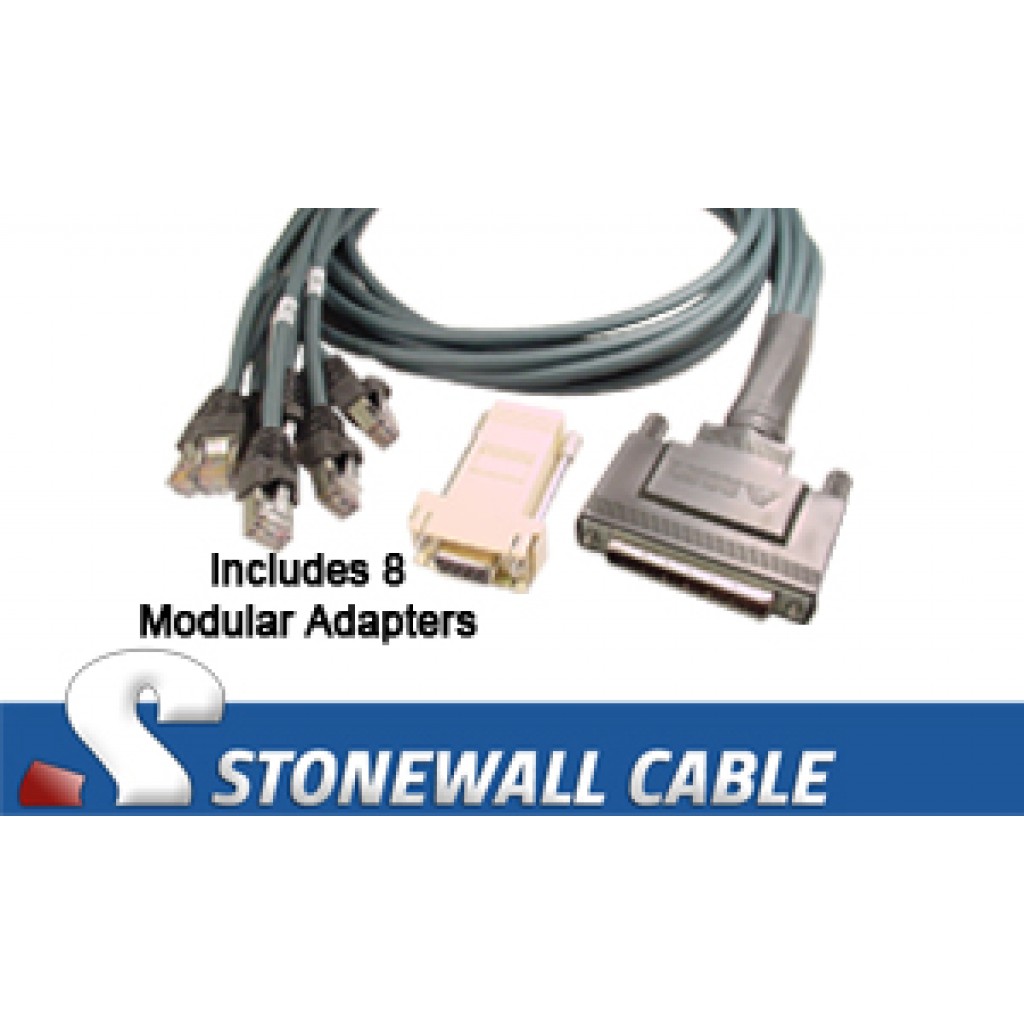 CAB-OCTAL-9DTE Eq. Cisco Cable Kit - Stonewall Cable