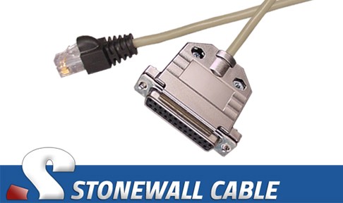 Cisco Console Port to PC [RJ45/DB25F] - Stonewall Cable