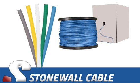 Cat5 4 Pair Plenum Solid Bulk Cable - Stonewall Cable