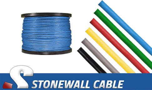 Cat5e Shielded 4 Pair PVC Solid Bulk - Stonewall Cable