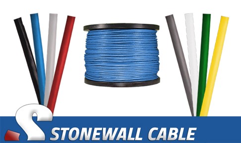 Cat5e Shielded 4 Pair PVC Stranded Bulk - Stonewall Cable