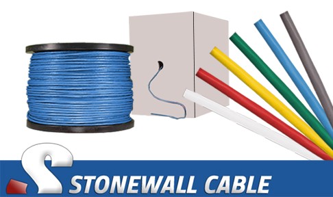 Cat5e 4 Pair PVC Solid Bulk Cable - Stonewall Cable