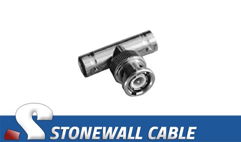 Ethernet Thinnet 10Base2 T Connector - Stonewall Cable