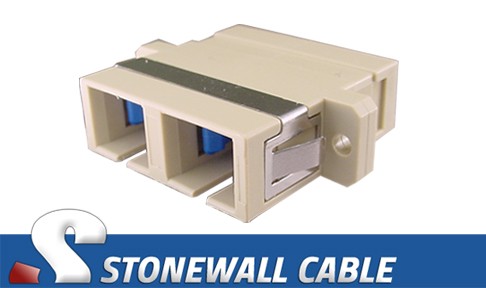 SC to SC Multimode Duplex Fiber Optic Coupler - Stonewall Cable