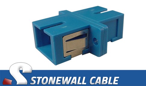 SC to SC Simplex Fiber Optic Coupler - Stonewall Cable