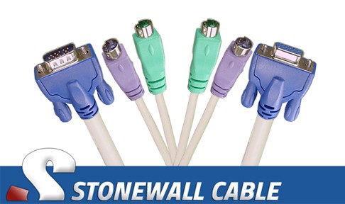 110936 Eq. HP KVM Console Cable - 6 Feet - Stonewall Cable
