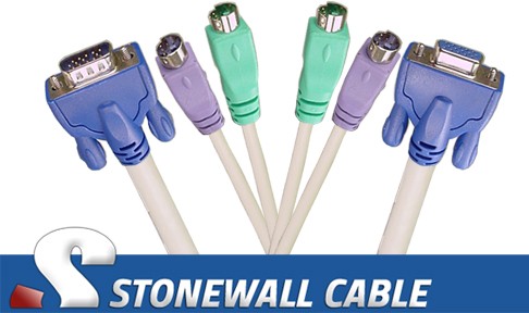 110936 Eq. HP KVM Console Cable - 25 Feet - Stonewall Cable
