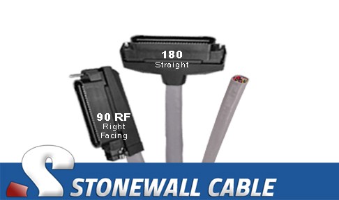 RJ21 Cable - Category 5e Telco 50 Male / Blunt - Stonewall Cable