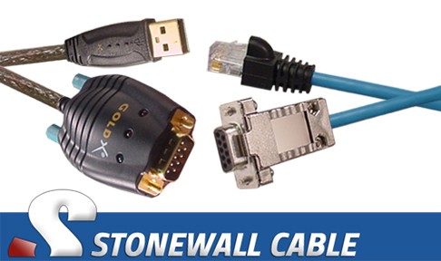 Cisco Console Port to PC [RJ45/USB Type A Male] - Stonewall Cable