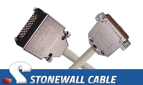 V.35 to RS-232 Serial Adapter Cable [V.35F/DB25M] - Stonewall Cable