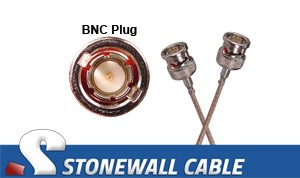 RG179 Coax Cable BNC Plug / BNC Plug - Stonewall Cable