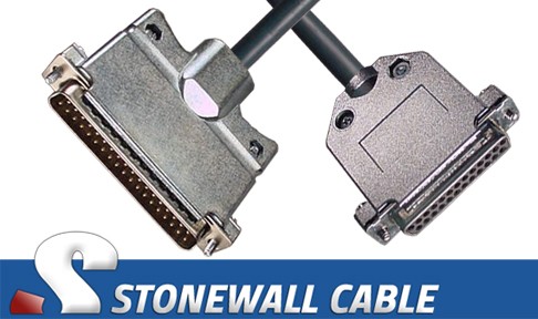 KIV-7 Red to RS-530 DTE (DB25F) - Stonewall Cable