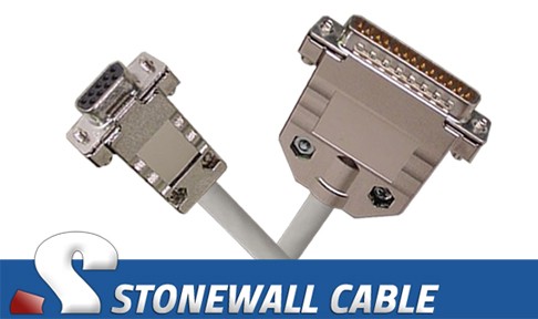 Cisco Console Port to PC (DB25M) [DB9F/DB25M] - Stonewall Cable