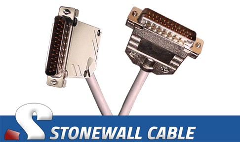 BTOS Serial Printer Cable [DB25M/DB25M] - Stonewall Cable