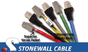 Cat5 Shielded Solid Crossover Cable - Stonewall Cable