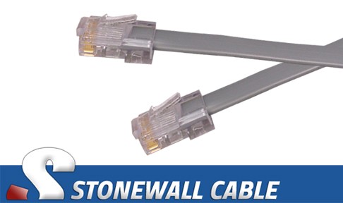 RJ45 / RJ45 Straight Modular Cable - Stonewall Cable