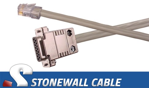 T1 Cable RJ48C / DB15F - Stonewall Cable