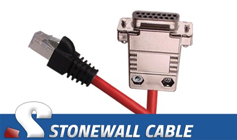 T1 High Flex RJ48C / DB15F X - Stonewall Cable