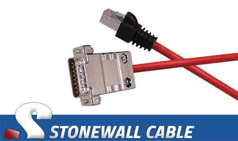 T1 High Flex RJ48C / DB15M - Stonewall Cable