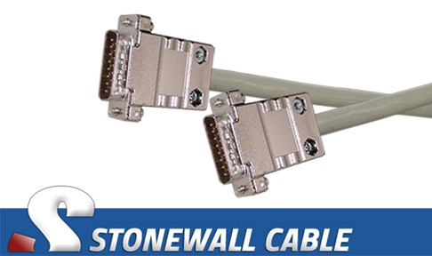 X.21 Straight-thru Cable Male / Male - Stonewall Cable