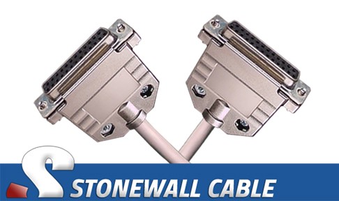 Custom Straight-thru Cable DB25FF - Stonewall Cable